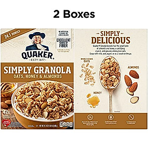 Quaker Simply Granola Honey & Almond, Twin Pack