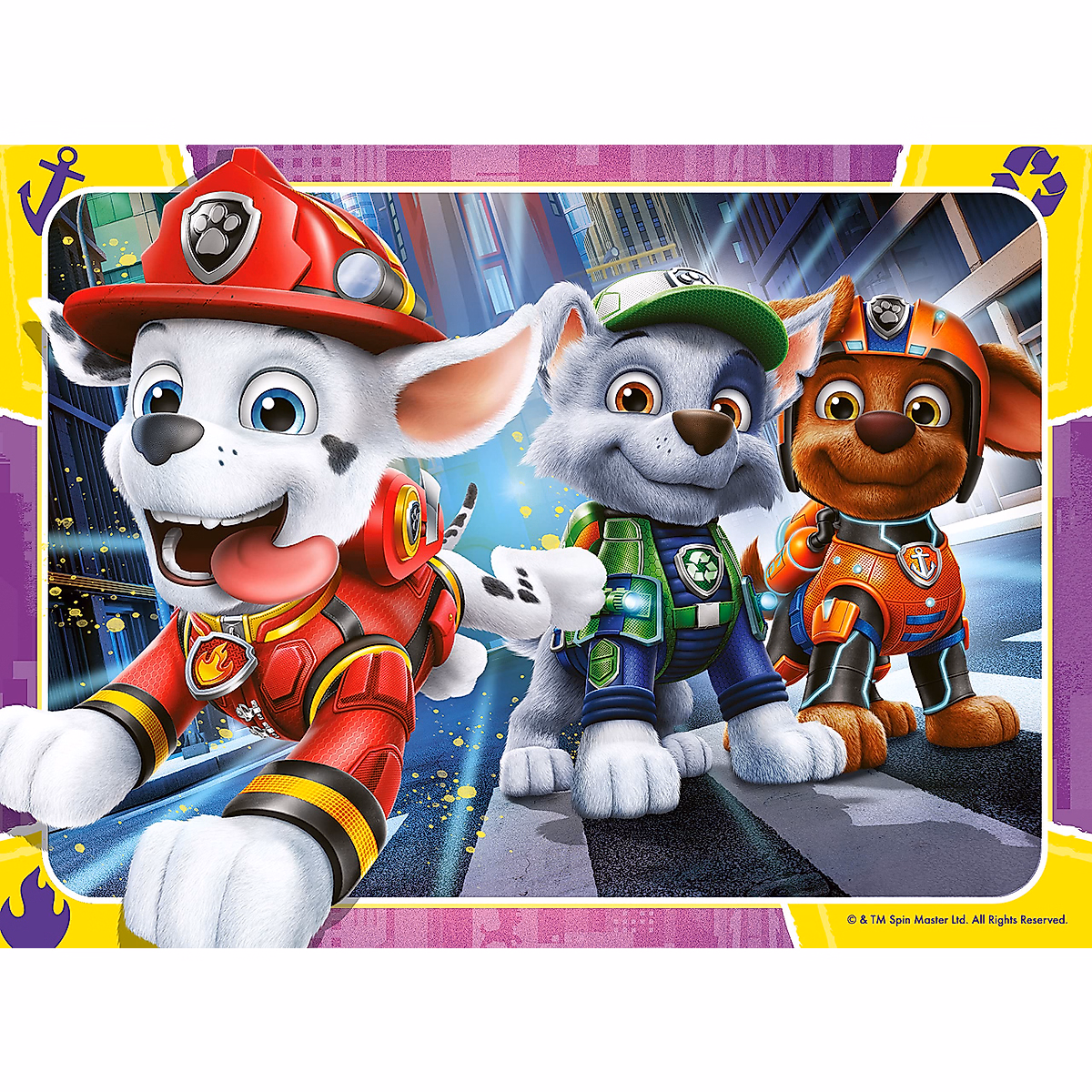 Ravensburger Paw Patrol The Movie 4 in Box (12, 16, 20, 24 Pieces) Jigsaw Puzzles for Kids Age 3 Years Up