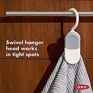 OXO Good Grips 3-Piece ClipHanger Set, White