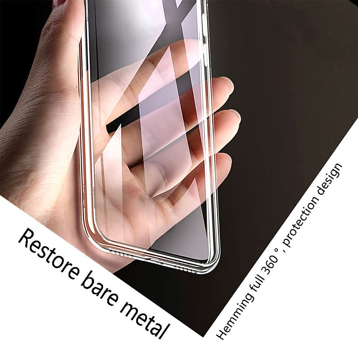 HGJTF Phone Case for Motorola ThinkPhone Case (6.6 Inch), with 360 Degree Rotation Finger Ring Kickstand, Clear Silicone Shockproof X Anti-Scratch Shell TPU Bumper Soft Cover for Motorola ThinkPhone