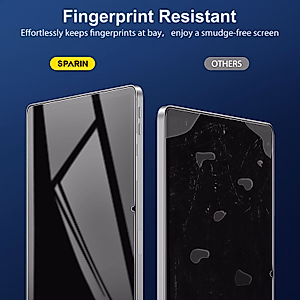 SPARIN Screen Protector for Galaxy Tab S10 Plus/S9 Plus/S9 FE Plus/S7 FE 5G/S8 Plus 12.4'', 2 Pack Tempered Glass for Samsung Galaxy Tablet S10+/S9 Plus/S7 FE