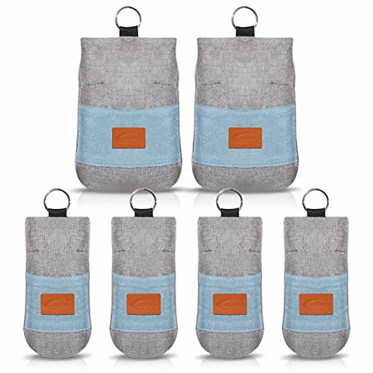 6 Pack Nature Fresh Charcoal Air Purifying Bag Charcoal Bags Odor Absorber, Closet Deodorizer Smoke Closet Car Fridge Shoe Dog Odor Bathroom Gym Refreshers Eliminator, Work From Home Essentials.