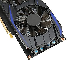 PUSOKEI GTX550Ti Graphics Card, 6GB 192BIT GDDR5 PCI E 2.0 Gaming Graphics Card, Support DirectX11, 3D Stereo Display, Dual Fan HD MI VGA DVI Graphics Card for Gaming PC