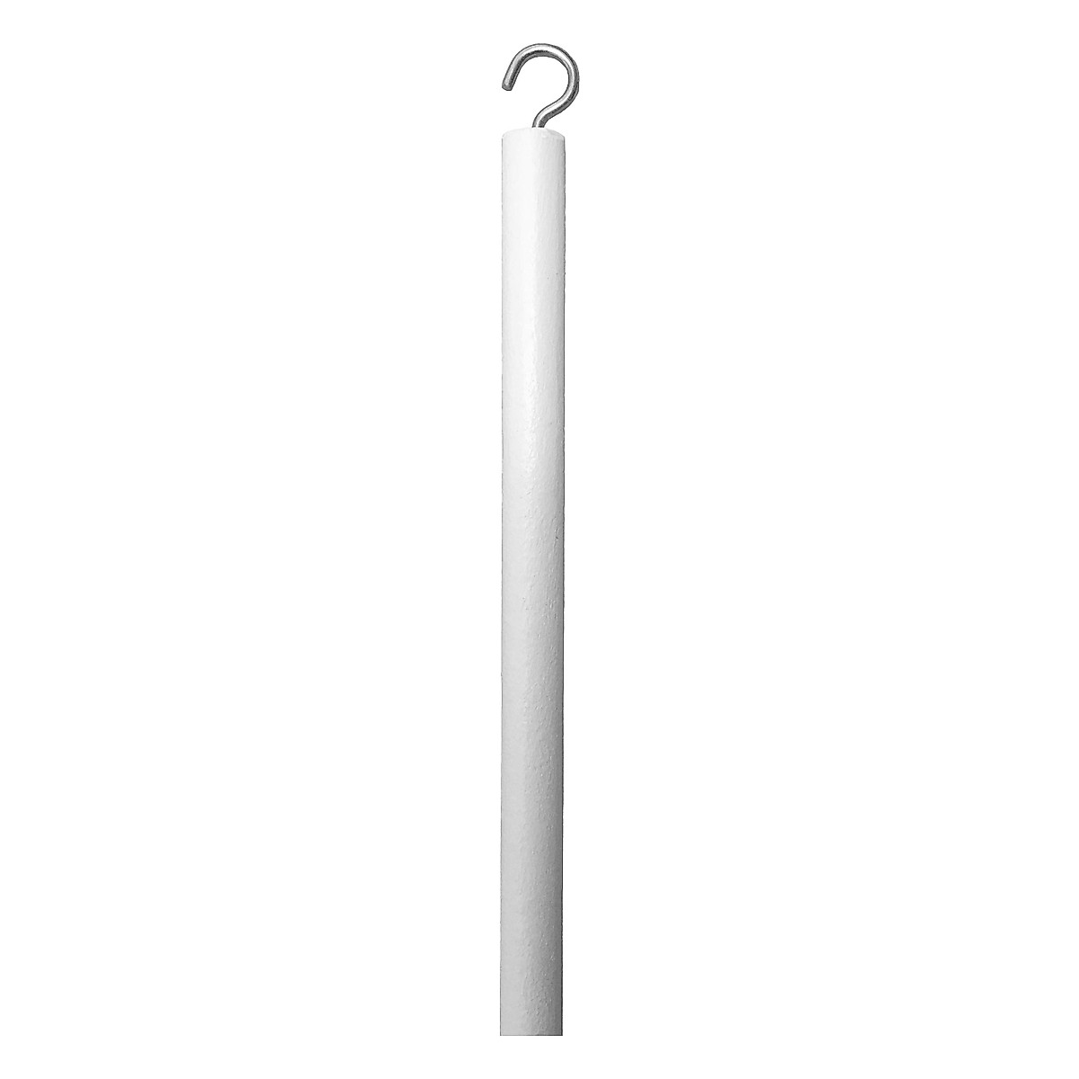 1 Pack - Snow White Wood Blind Tilt Wand Replacement - Available in 12" - 24" - 30" - 36" - 48" - "C Hook (36")