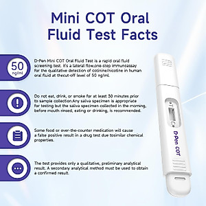 Amazewell Saliva Nicotine Smoking Detection Test (10 Test)