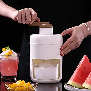 Snow Cone Machine Slushie Machine Ice Crusher Shaver，Shaved Ice Machine With Ice Cube Trays and Popsicles Molds，Snowcone, Cocktail, Margaritas Maker For Home