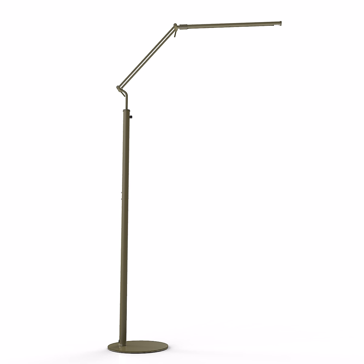 Cocoweb High Powered, dimmable, LED Floor Lamp - Fled-GPS (Antique Brass)