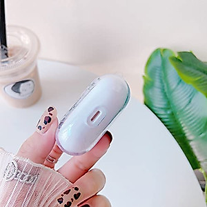 ZTOFERA Clear Case for Apple Airpods 3rd Generation, Shockproof Protective Airpods 3 Case Cover, Cute Astronaut Pattern for Girls Boys, Anti-Scratch Portable Airpod 3 Charging Case,Astronaut Hug