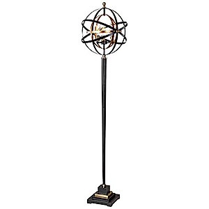 Uttermost Rondure Metal Armillary Sphere Floor Lamp
