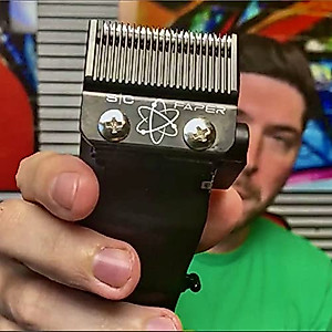 StyleCraft Replacement Fixed Black Diamond Carbon DLC Faper Hair Clipper Blade