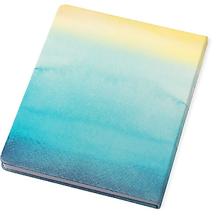 Eccolo Large Lined Journal Notebook, Hardbound Cover, Writing Journal, 256 Ruled White Pages, Ribbon Bookmark, Lay Flat, Desk Size for Work or School (Abstract, 8x10 inches)