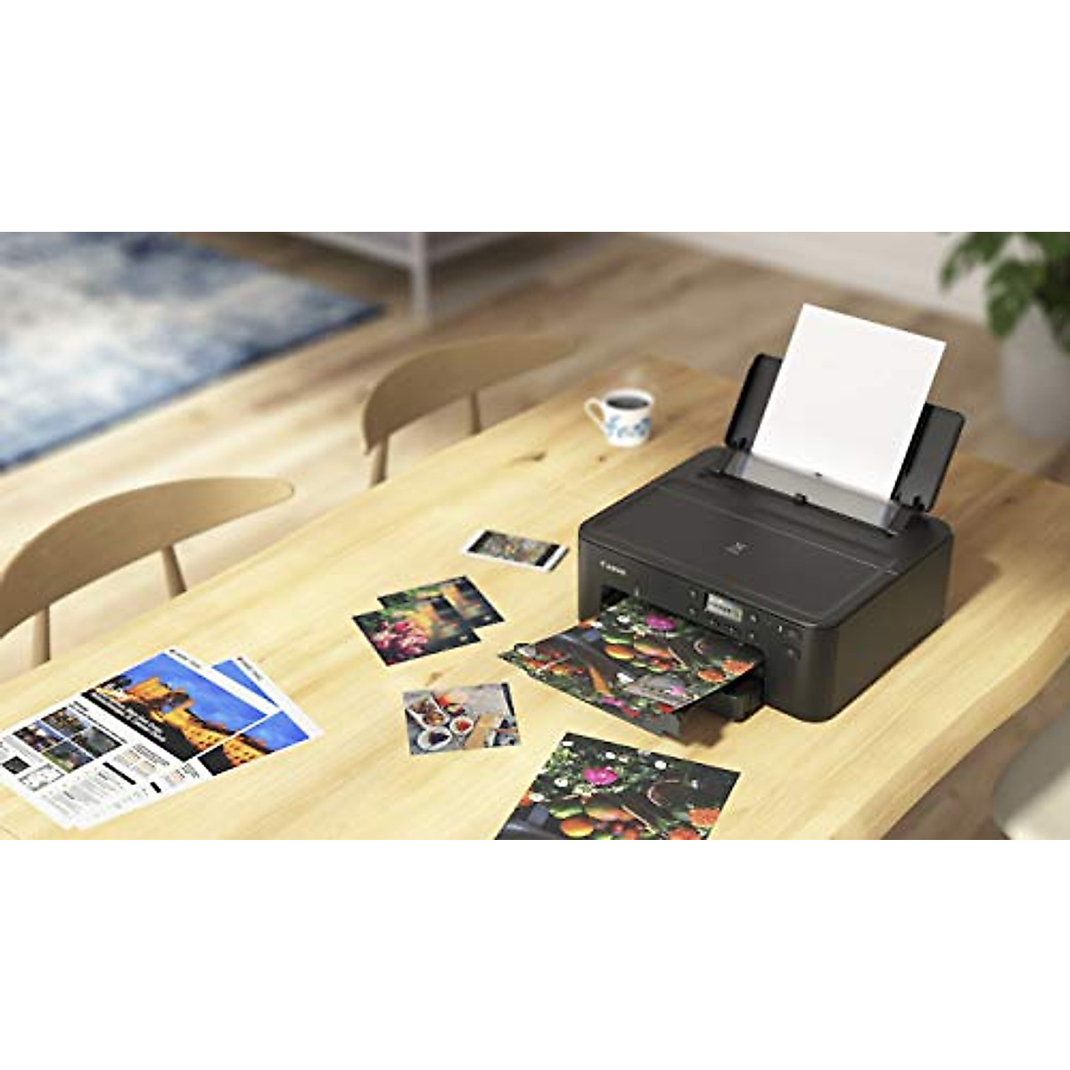 Canon PIXMA TS702 Wireless Single Function Printer | Mobile Printing with AirPrint(R), Google Cloud Print, and Mopria(R) Print Service, Works with Alexa, Black, One Size