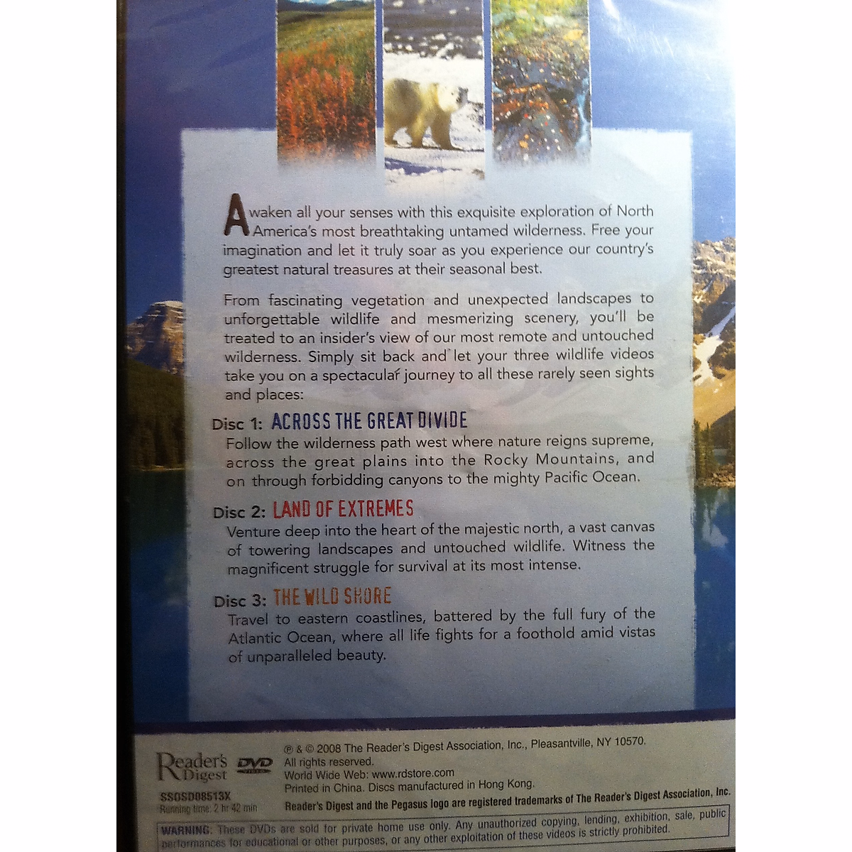 The Great Wilderness 3-Dvd Set! Reader's Digest