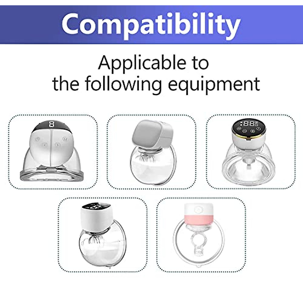 Belmikal Flange 17mm Compatible with Momcozy/TSRETE/PADRAM/LoveOfLive/OMFMF Wearable Breastpump, Wearable Breast Pump Shield/Flange, Momcozy Pump S9/S10/S12 Use with Wearable S9|S10|S12 Parts Replace