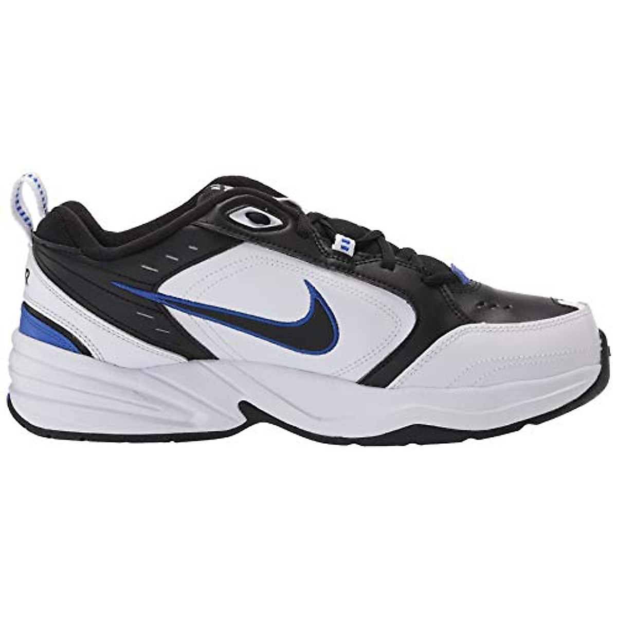 Nike Men's Air Monarch IV (4E) Cross Trainer, Black/Black-White-Racer Blue, 9