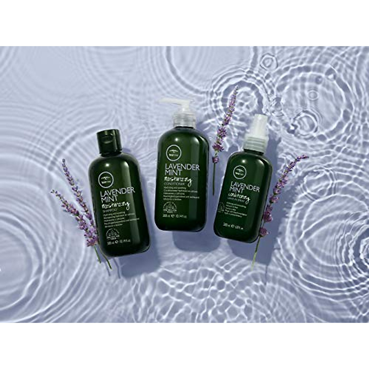 Tea Tree Lavender Mint Conditioning Leave-In Spray, Lightweight Leave-In Conditioner, Softens + Smoothes, For Coarse + Dry Hair, 6.8 fl. oz.