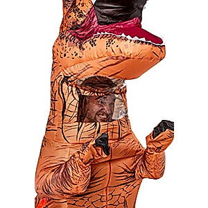 Rubies Adult The Original Inflatable T-REX Dinosaur Costume, T-Rex, Standard