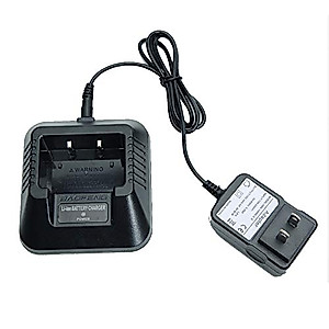 Baofeng Battery Charger 100v-240v with US Adapter +1USB Charger Cable for DM-5R UV-5R UV-5RA UV-5RE BF-F8HP UV-5X3 UV-R3 V2+ Plus Series Two-Way Radio Walkie Talkie
