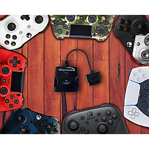 Intec Gaming SNES Converter-Support PS5/PS4, Xbox One, Switch Pro Wire-Less Controller Play Retro Console, Consoles Adapter for Super Famicom Console(Not Compatible with Xbox Series X/S Controller)