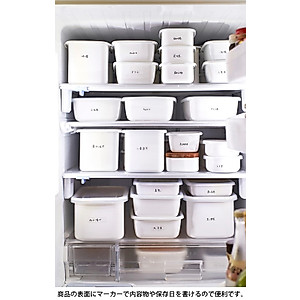 野田琺瑯(Nodahoro) Noda Enamel Rectangle deep M White Series WRF-M