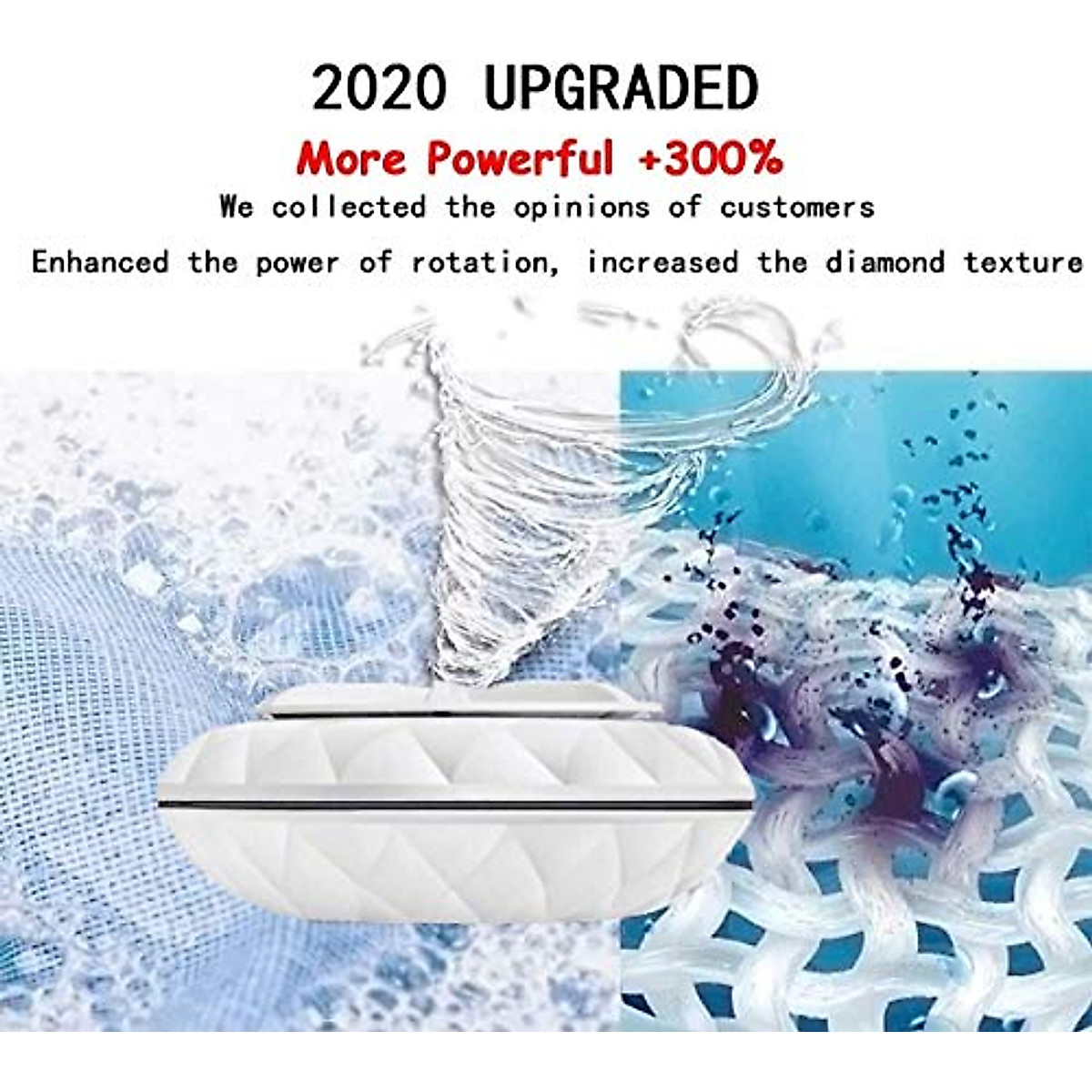 Portable Mini Turbo Washing Machine with Foldable Tub Compact Ultrasonic Turbine Washer Lightweight Travel Laundry Washer USB Powered Camping Apartments Dorms RV Business Trip Clothes (24W) (Purple)