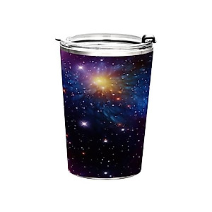 Wassud Colorful Starry Sky 20 oz Tumbler with Lid and Straw Stainless Steel Double Wall Vacuum Tumblers Insulated Travel Coffee Mug for Cold and Hot Drinks