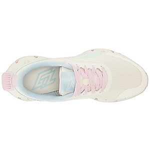 Reebok Girls Zig Dynamica 2.0 Running Shoe, Chalk/Mist/Pixel Pink, 6 Big Kid