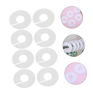 Cabilock Clothes Size Dividers Round 20 Pack Closet Wardrobe Separator Hooks for Easy Hanging