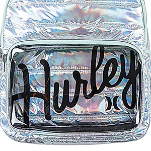 Hurley Unisex-Adults One and Only Mini Backpack, Silver, L