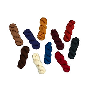 Meriwash - 100% Superwash Merino Wool Yarn 100 Grams Hank DK Weight - Sourced Directly from Peru - Heavenly Soft and Perfect for Knitting and Crocheting (Petrol Blue)