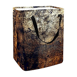 Full Frame Shot of Abstract Paint Print Collapsible Laundry Hamper, 60L Waterproof Laundry Baskets Washing Bin Clothes Toys Storage for Dorm Bathroom Bedroom