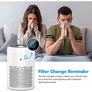 KOIOS H13 True HEPA Filter Compatiable with MOOKA, KOIOS EPI153 Air Purifier, Official Certified Replacement Filter