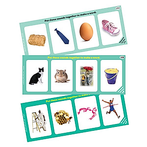 Super Duper Publications | Phonological Awareness Skill Strips® Photo Flash Cards | Educational Learning Resource for Children | Skills to Learn to Read | Activities for Auditory Processing Disorders