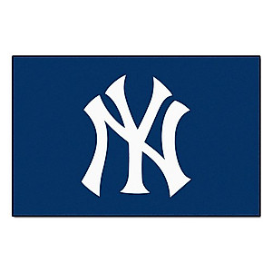 FANMATS 6342 New York Yankees Starter Rug,19"x30"