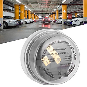 AUNMAS Shorting Twistlock Photocell, Twist Lock Light Sensor with Photocell Dusk to Dawn Light Sensor 1000W 1800VA 120-480V Receptacle Temporary for Outdoor Controls Lighting