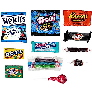 Bulk Holiday Candy Chocolate Individaully Wrapped Assortment Mix - Fun Size Treats Chocolates Candy Variety - Kit Kat, Dots, Welch’s Sweets for Kids and Adults (5 LB)