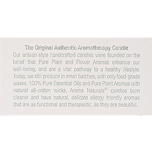 Aroma Naturals Votive Candles with Orange Clove and Cinnamon Essential Oil White Scented, Peace Pearl, 5.5x3.75x2 Inch (Pack of 6)