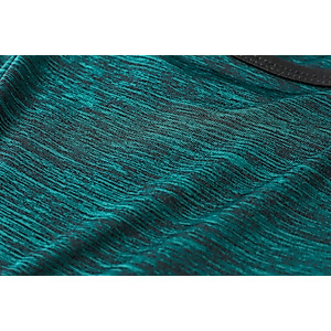 JARAZIN Women Tomboy Elastic Band Colors Chest Binder Tank Top (Medium, Green)