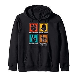 Nothing Beats Cartographer - Cool Geographer Mapmaker Mapper Zip Hoodie