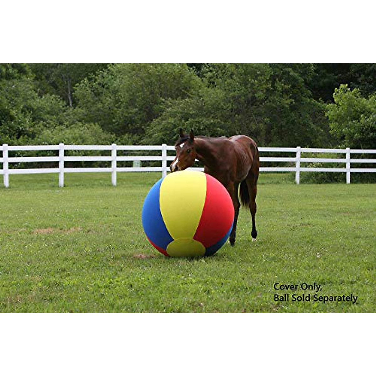 Horsemen's Pride 40-Inch Mega Ball Cover for Horses, Beach Ball Pattern (C440BB)