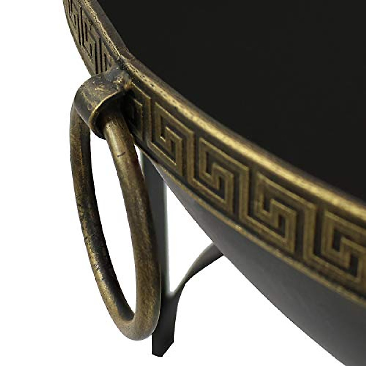 Sunnydaze 26-Inch Diameter Contemporary Steel Outdoor Wood Burning Fire Bowl with Handles and Spark Screen - Outside Metal Backyard Bonfire Patio Fire Pit