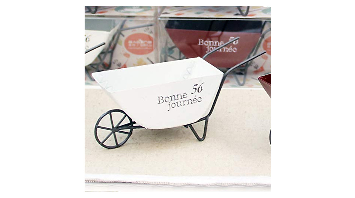 Hemoton Mini Wheelbarrow Planter - Modern Home Decor
