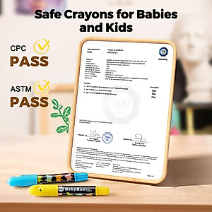 Jar Melo Jumbo Crayons for Toddlers, 12 Colors Twistable Crayons Non Toxic Washable Crayons, Easy to Hold Silky Large Crayons, Safe for Babies and Children, Gift for Boys and Girls Back to School