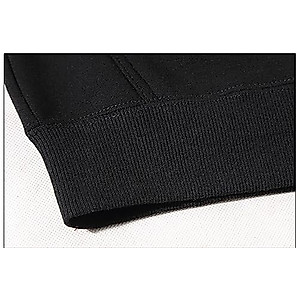 Figpal Letter Hoodie Womens Mens Hip Hop Hoodies Teens Girls Boys Trendy Sweatshirts (Black(C1),Medium)