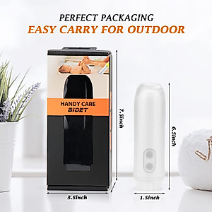 Travel Portable Bidet - Foldable Handheld Bidet Sprayer, with H/L 2 Electric Modes, Toilet Paper Substitutes, for Personal Hygiene Cleaning/Postpartum Care/perineal & Hemmoroid Nursing