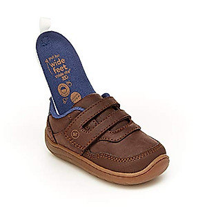 Stride Rite 360 Boy's Keaton Sneaker, Brown, M, 3 Little Kid