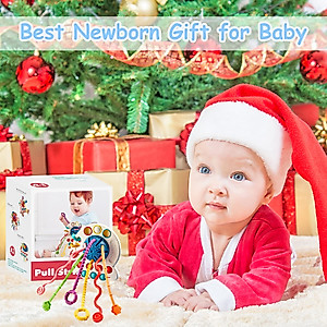 Montessori Toys for 1 Year old-Baby Toys 6 to 12 Months Sensory Toys for Toddlers 1-3 Food Pull String Activity Toys for Baby Fine Motor Skills Travel Toys Birthday Gifts for Infant Boys Girls Age 1-6