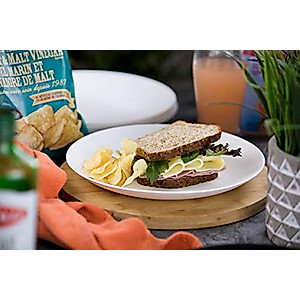 Coza Design- Durable Plastic Plate Set- BPA Free- Set of 6 (White)