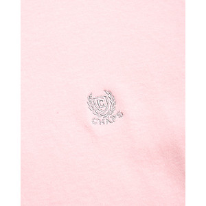 Chaps Men's Polo Shirt - Classic Fit Short Sleeve 2-Button Double Knit Cotton Polo Shirt (S-XL), Size Medium, Pink Carnation