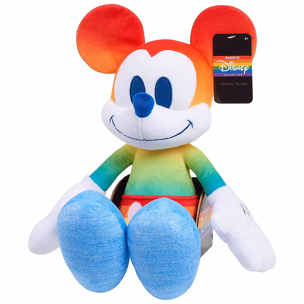 Just Play Disney Pride 17-inch Large Plush Stuffed Animal – Mickey Mouse, Soft Plushie, Kids Toys for Ages 2 Up, Amazon Exclusive